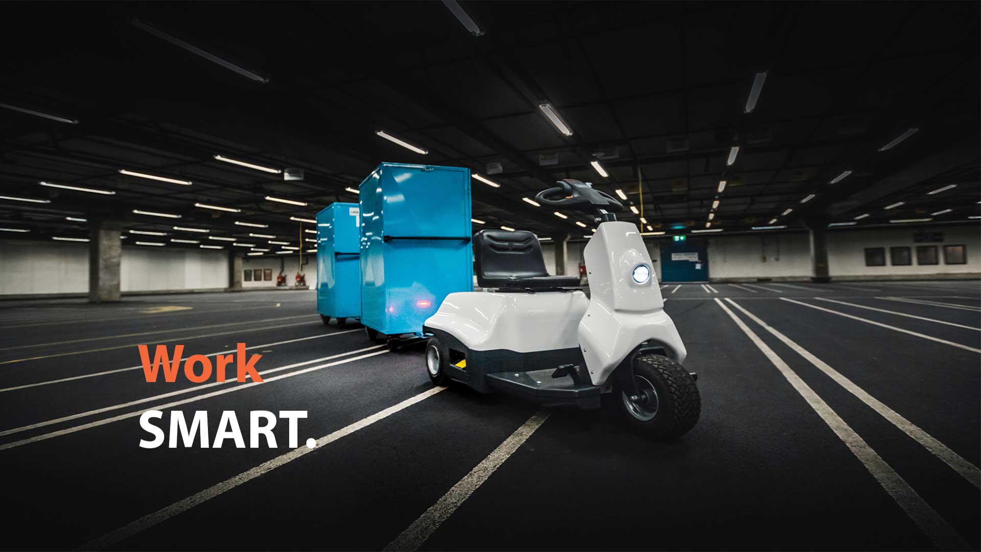 Electric tugs for pulling any kind of trolley